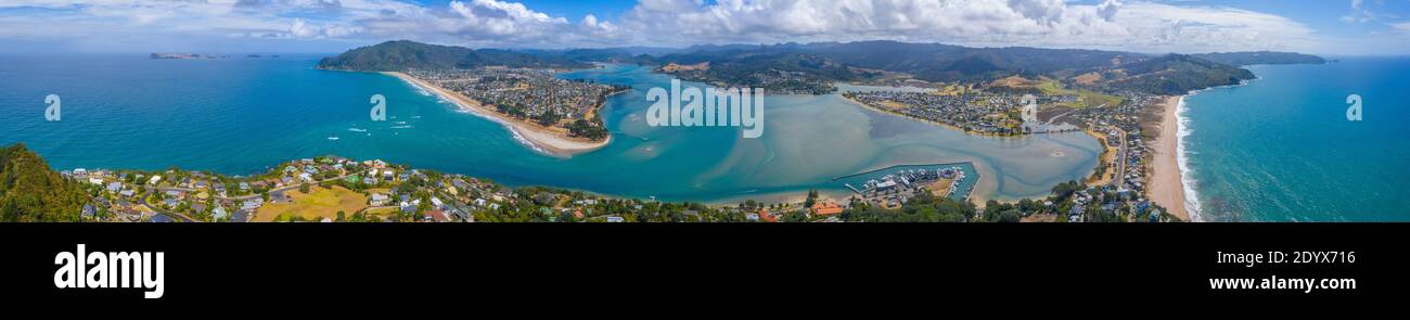 Aerial view of Pauanui at New Zealand Stock Photo - Alamy