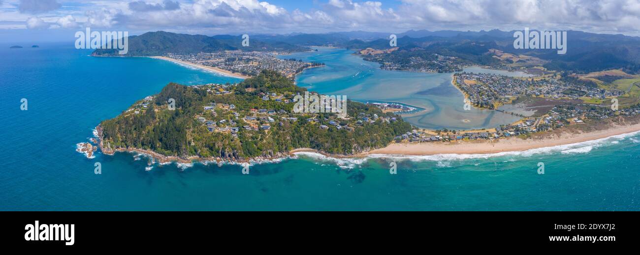 Aerial view of Pauanui at New Zealand Stock Photo - Alamy
