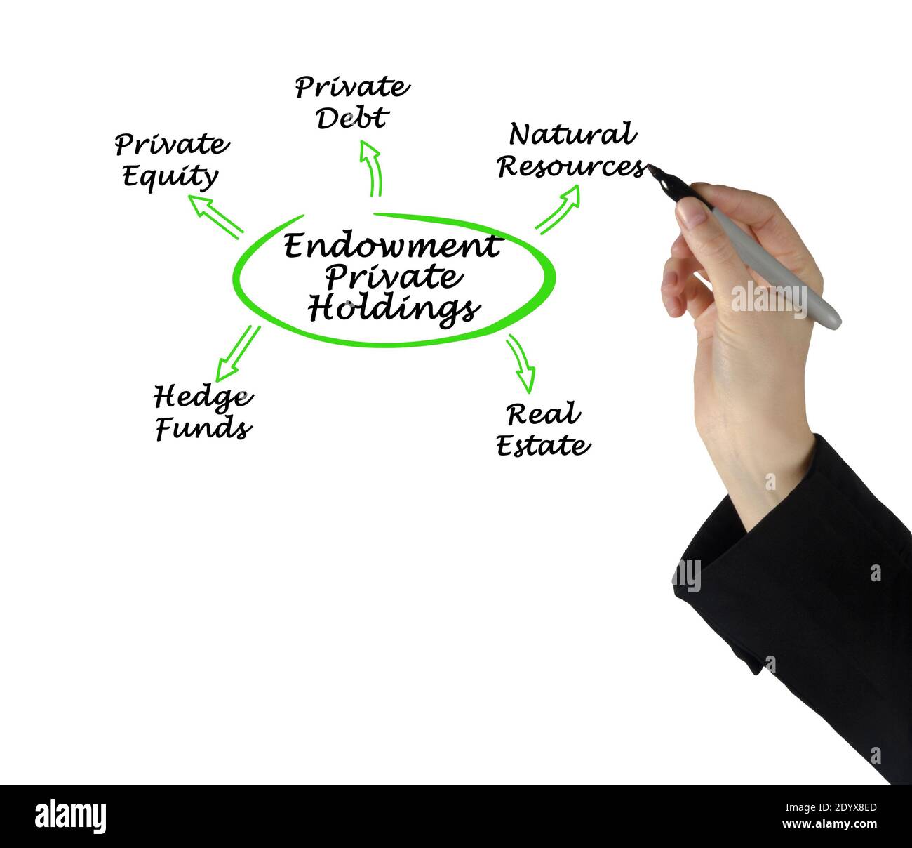 Assets in Endowment Private Holdings Stock Photo - Alamy