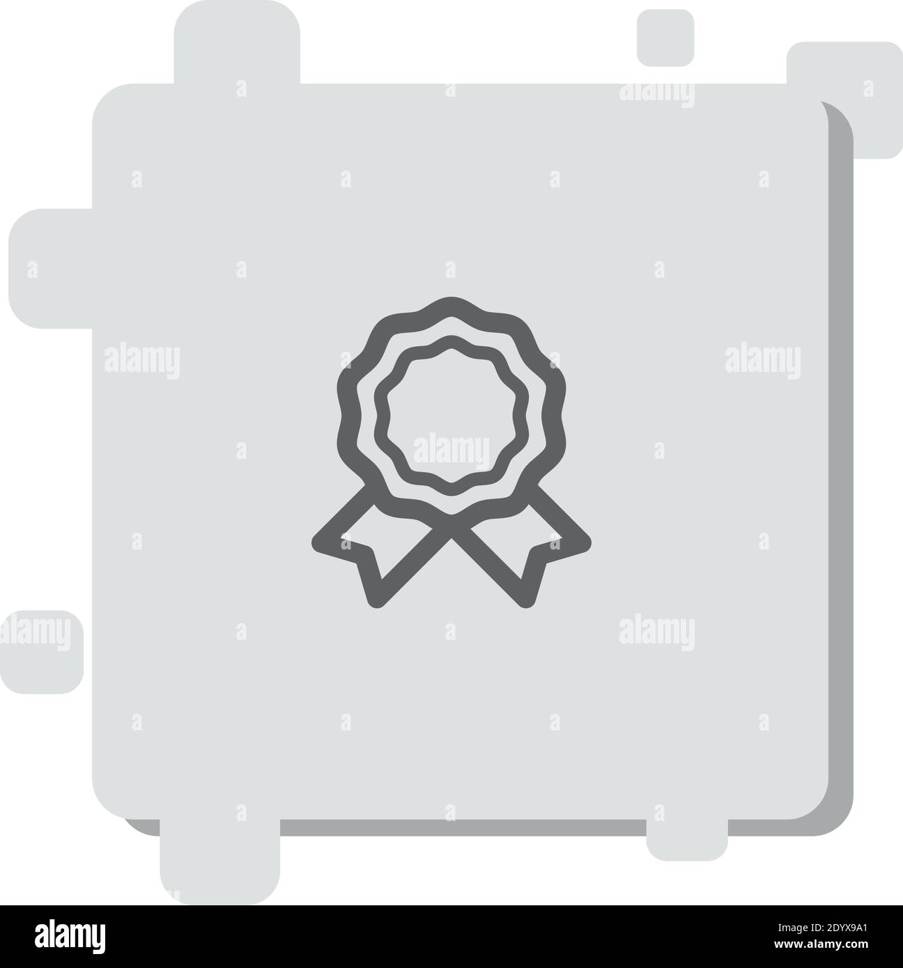 badge vector icon modern simple vector illustration Stock Vector Image ...