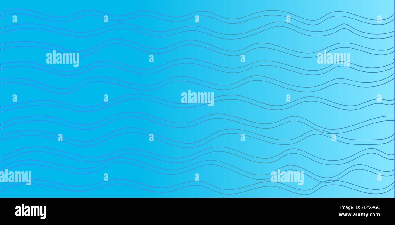 Gradient waves hi-res stock photography and images - Alamy