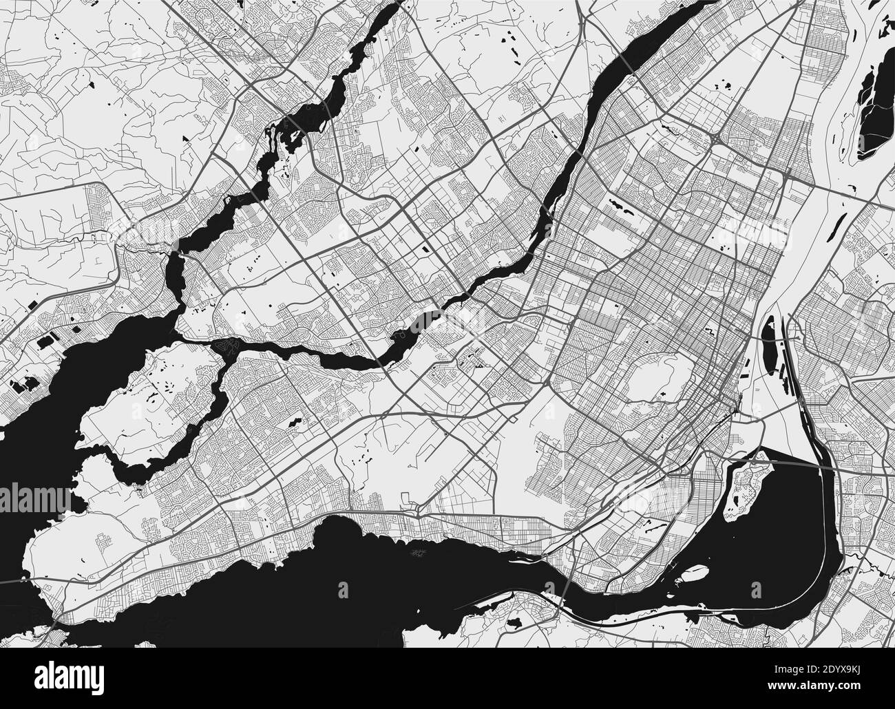 Map Of Montreal High Resolution Stock Photography and Images - Alamy