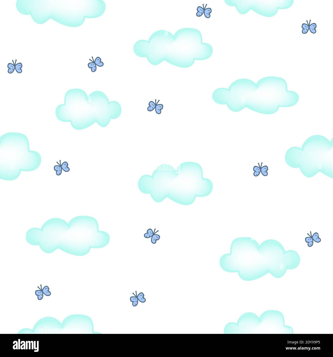 Repeating pattern of clouds hi-res stock photography and images - Alamy