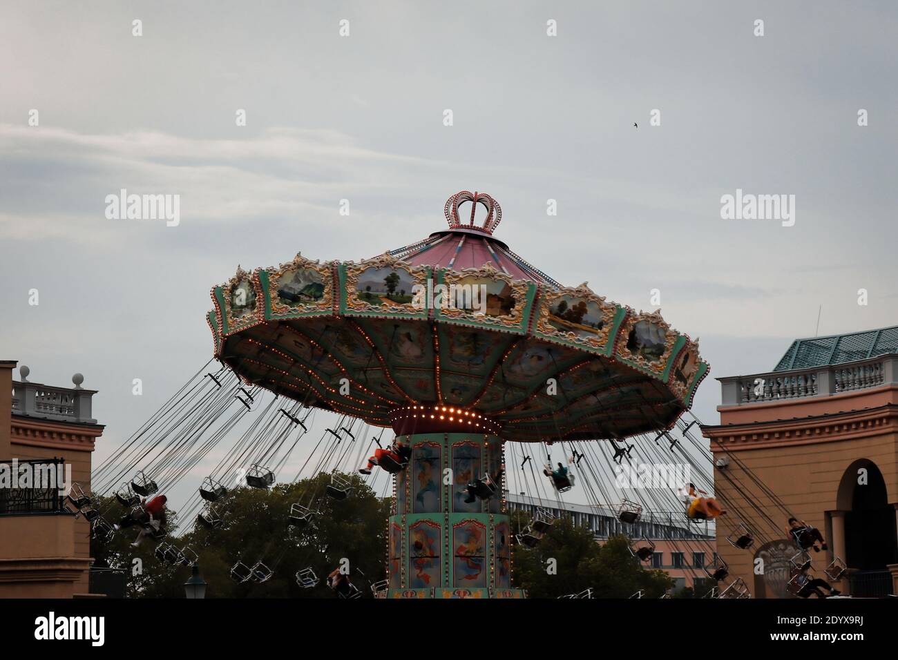 Swing Ride Prater Amusement Park High Resolution Stock Photography and ...
