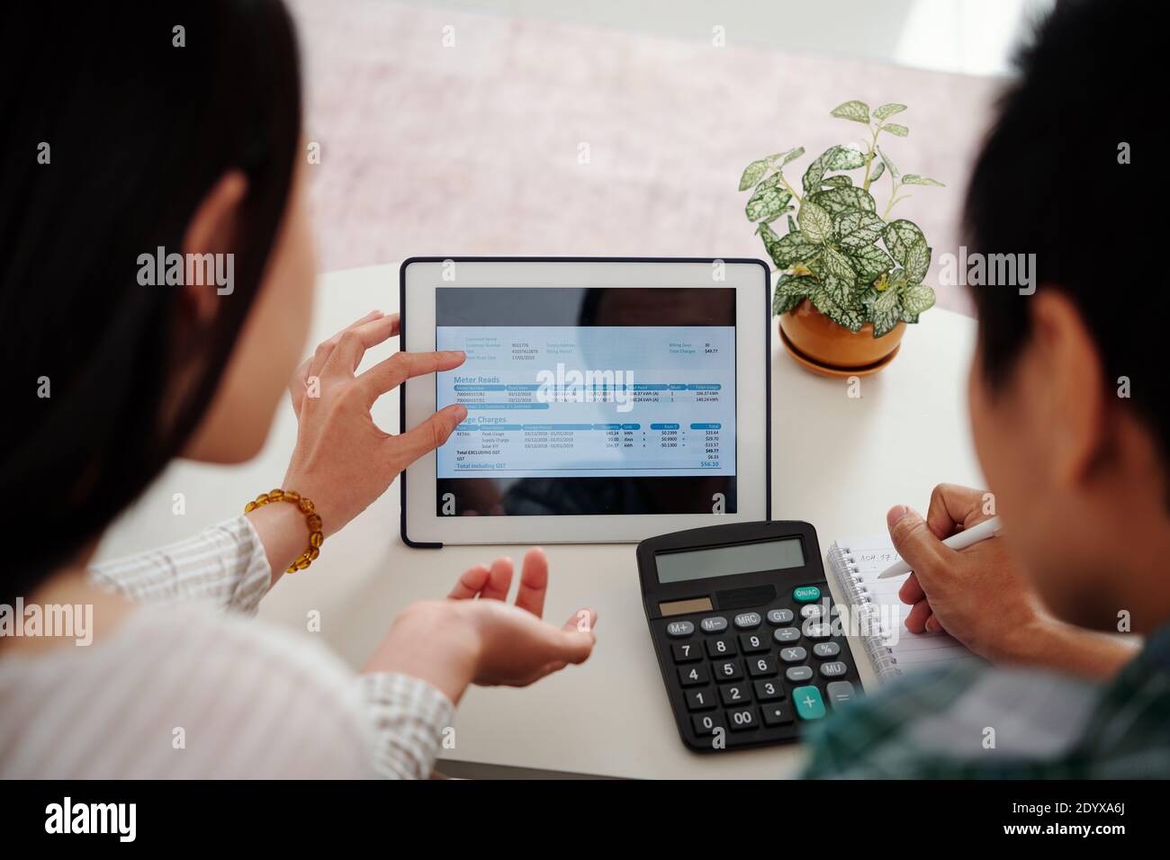 Electric energy consumption Stock Photo - Alamy