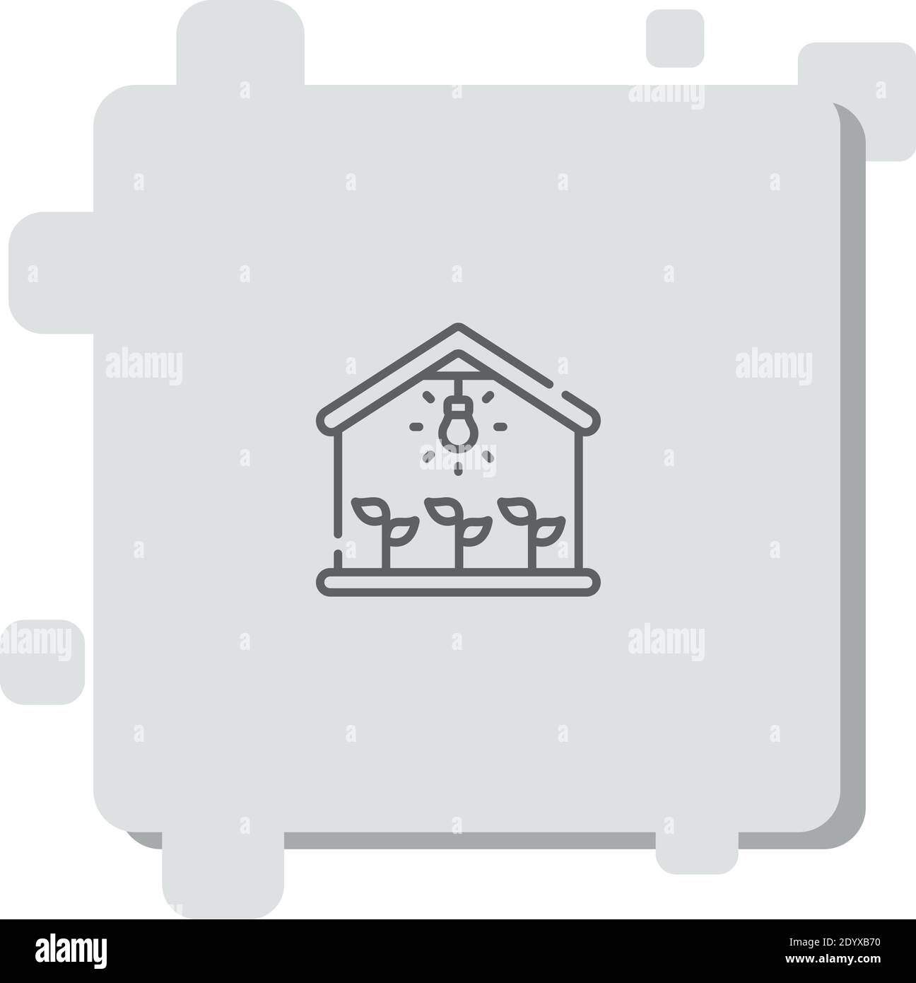greenhouse vector icon modern simple vector illustration Stock Vector ...