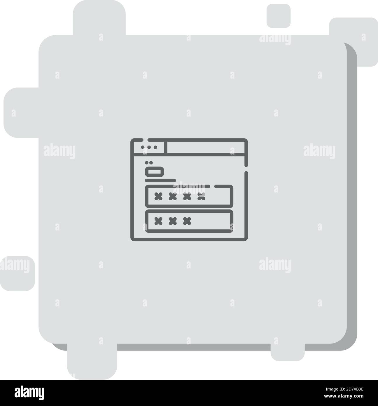 login vector icon modern simple vector illustration Stock Vector Image ...