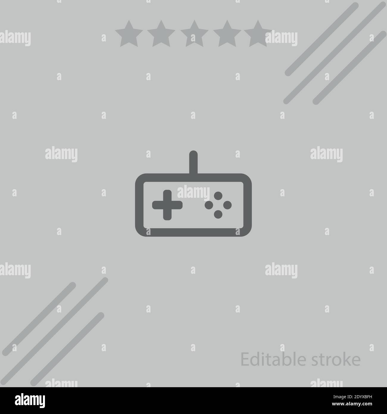 games buttons vector icon modern simple vector illustration Stock ...