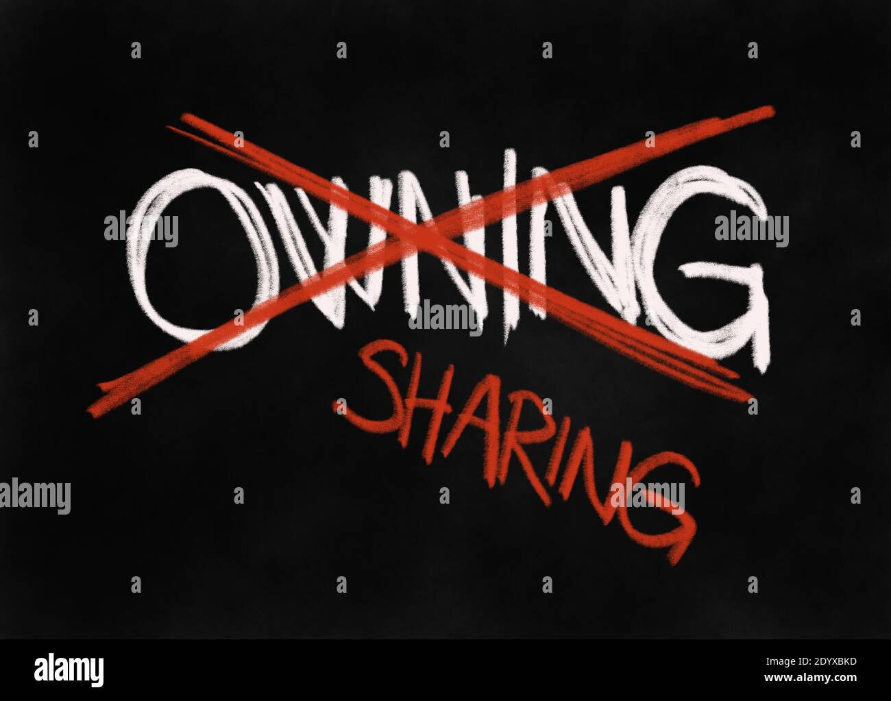 Change from owning to sharing - shared consumption instead private ...