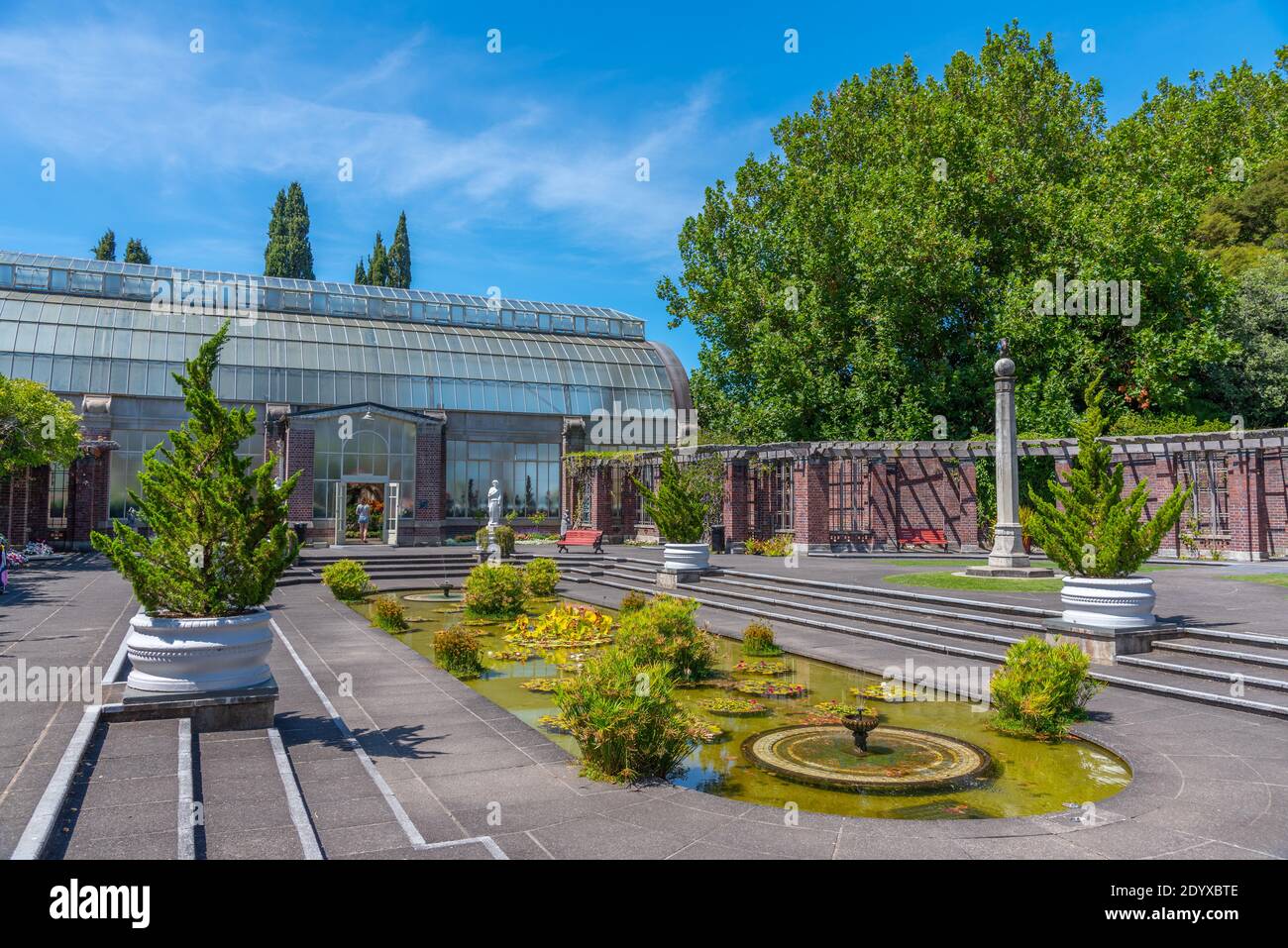 The winter garden at the auckland domain hi-res stock photography and ...