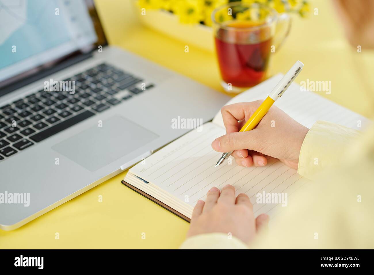 Note unrecognizable student writing hi-res stock photography and images ...
