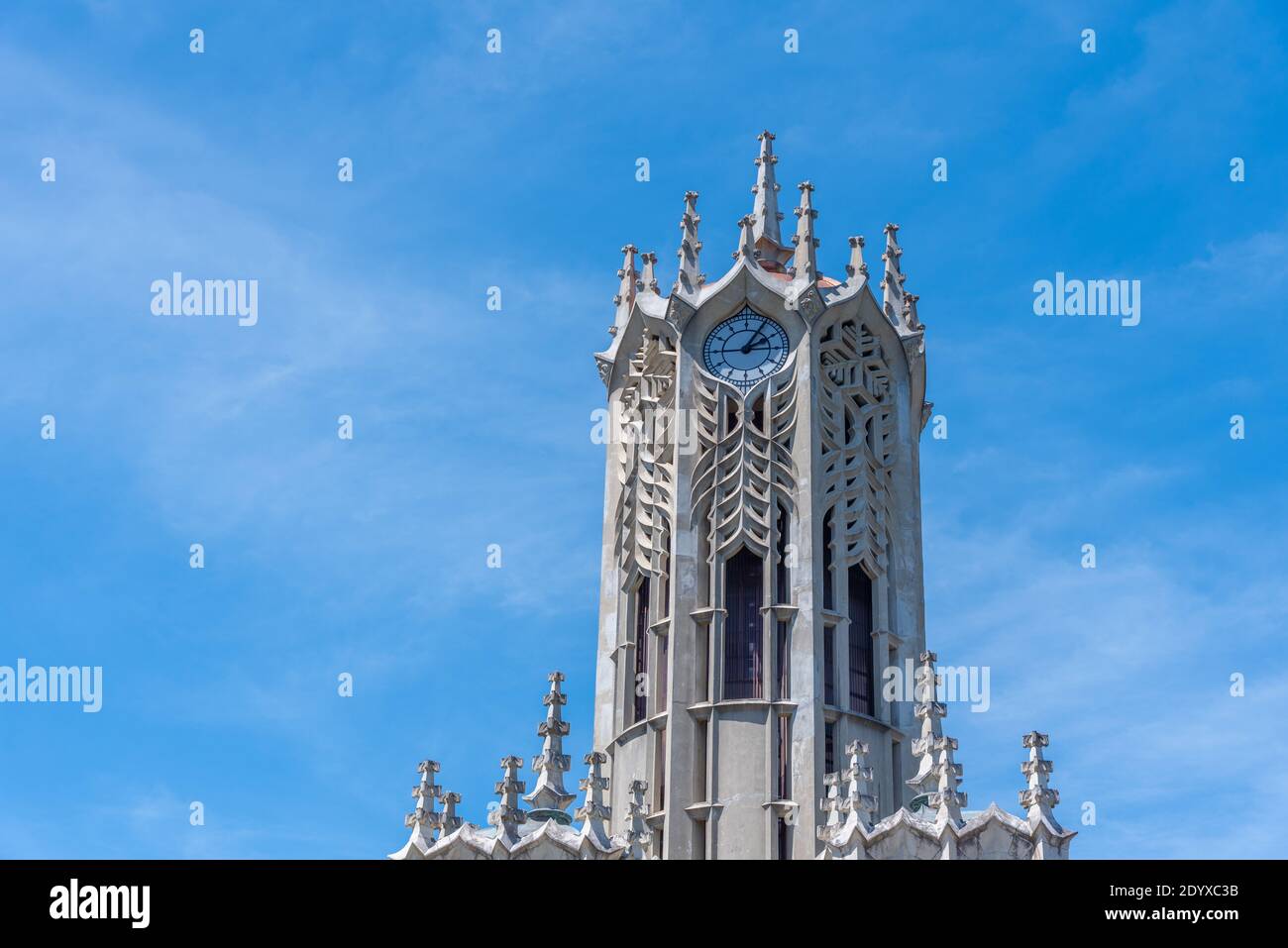 Clock tower at the University of Auckland, New Zealand Stock Photo - Alamy