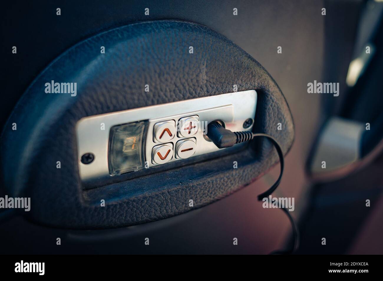 Bus travel guide inside hi-res stock photography and images - Alamy