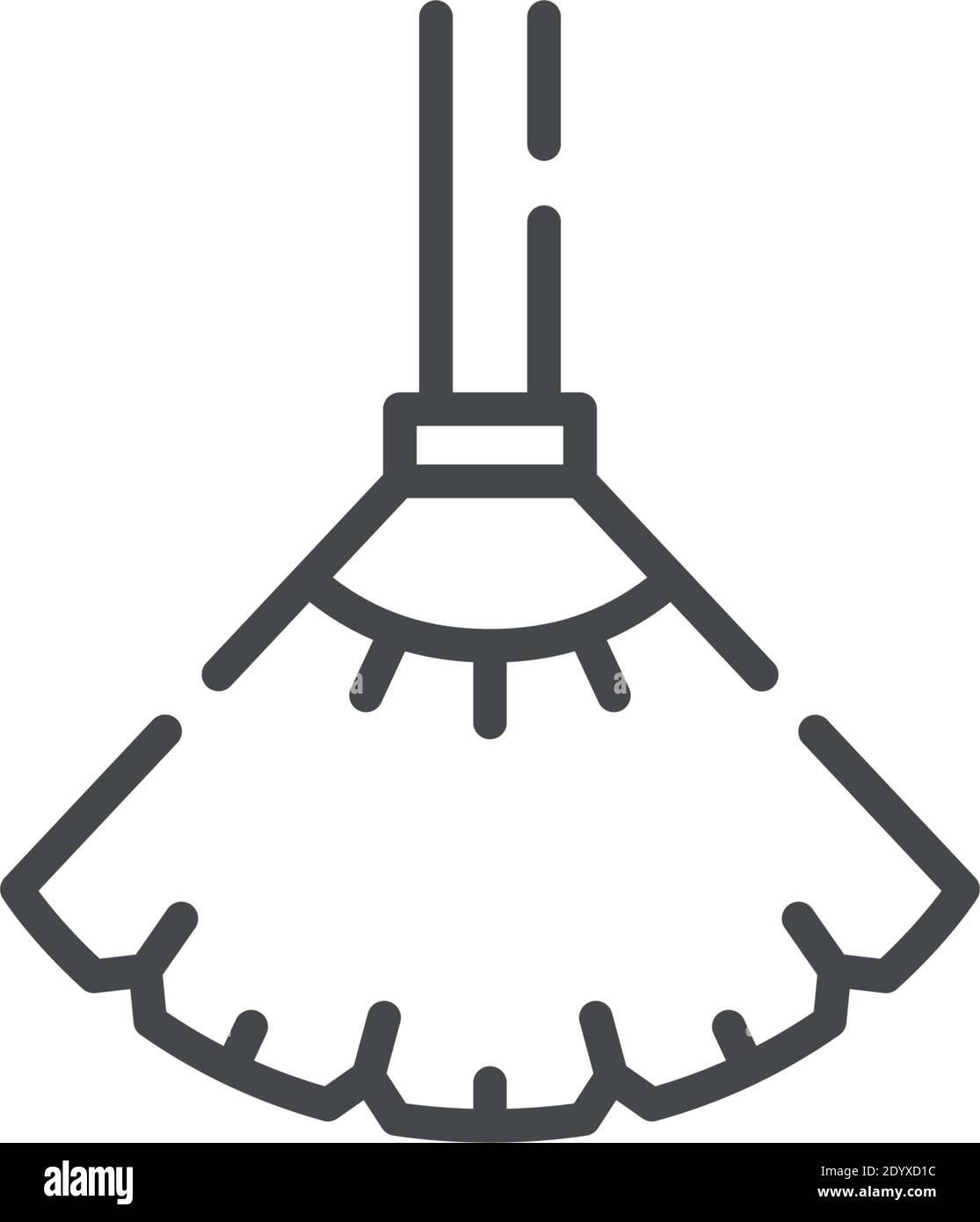 broom vector icon modern simple vector illustration Stock Vector Image ...