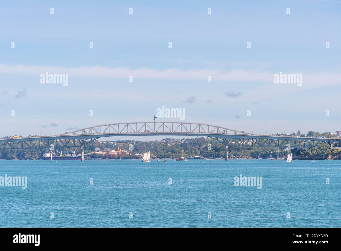 Auckland Harbour Bridge in New Zealand Stock Photo - Alamy