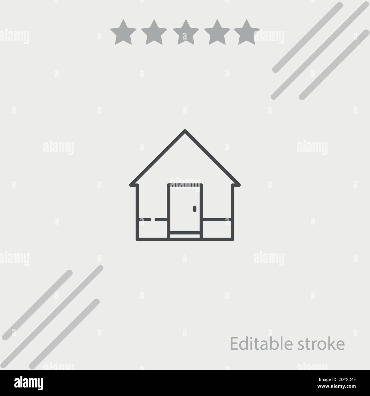 home vector icon modern simple vector illustration Stock Vector Image ...