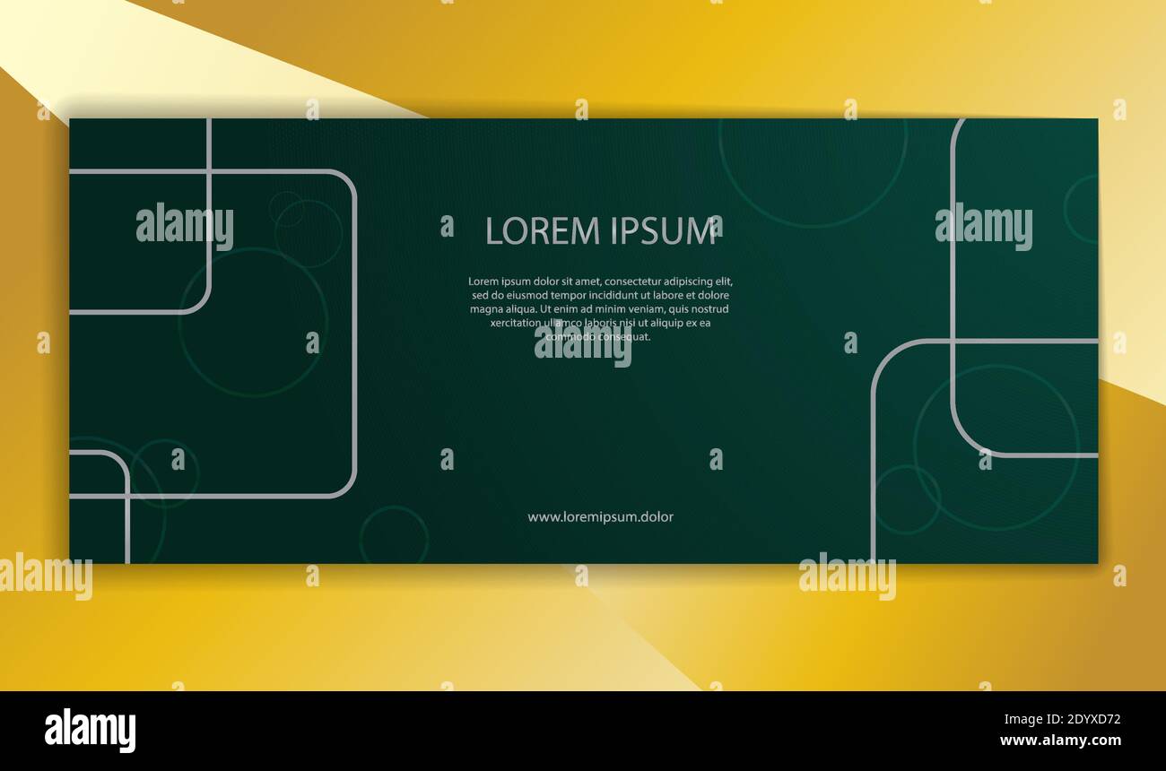 banner with geometric shapes. Color vector illustration for printed ...