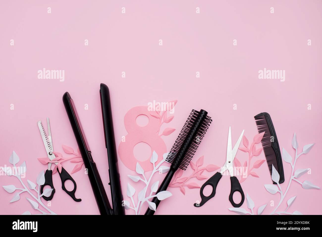 Hair Stylist Tools Background