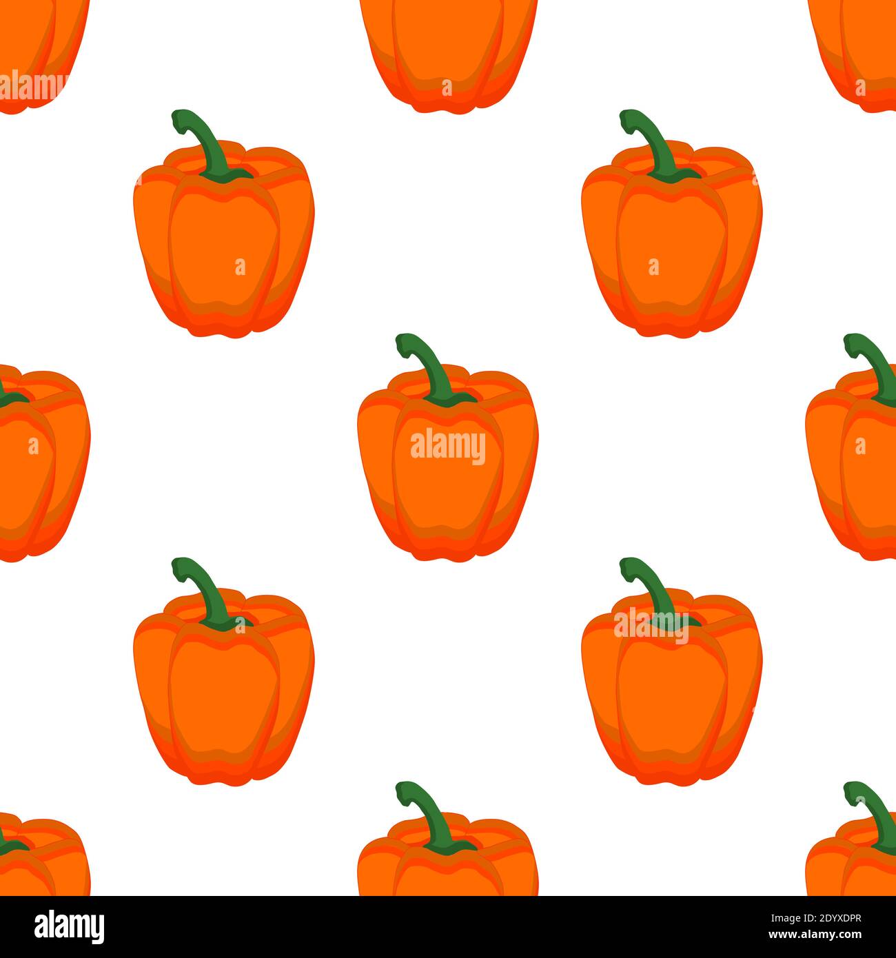 Illustration on theme of bright pattern bell pepper, vegetable capsicum ...