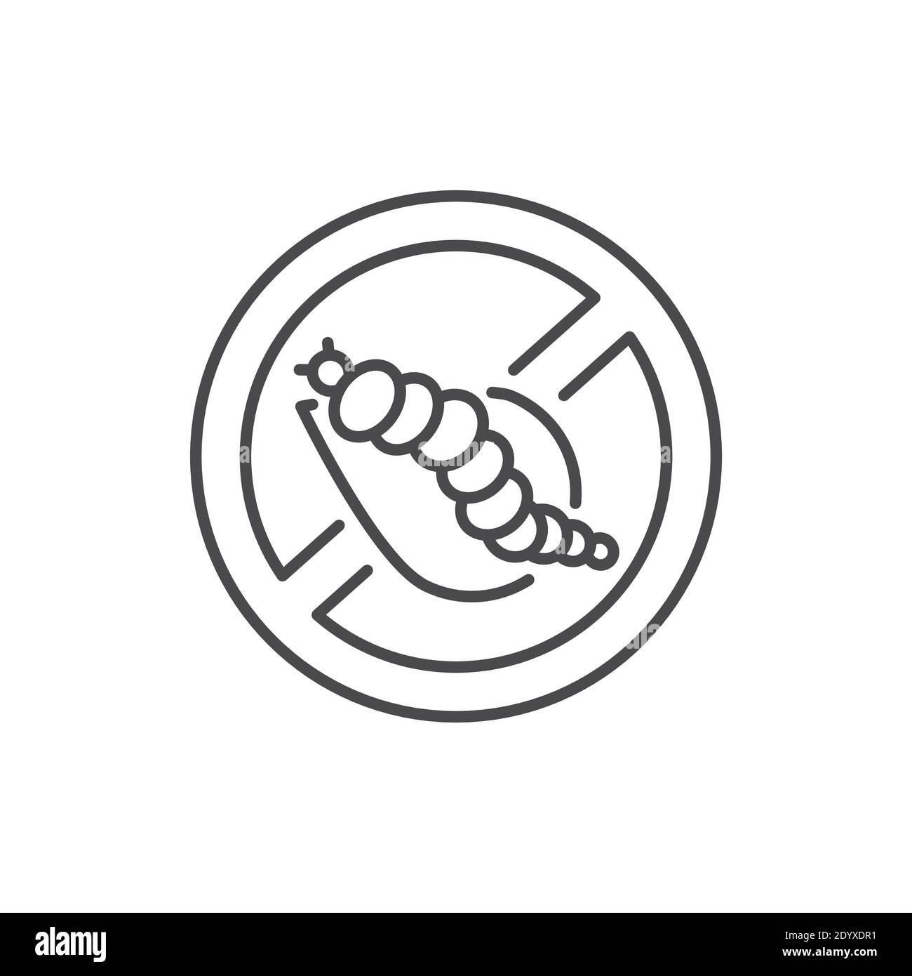 No pests color line icon. Pictogram for web page, mobile app, promo ...