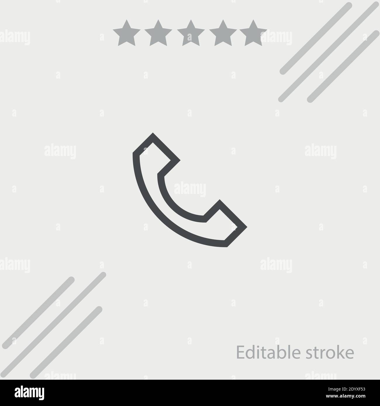 call vector icon modern simple vector illustration Stock Vector Image ...