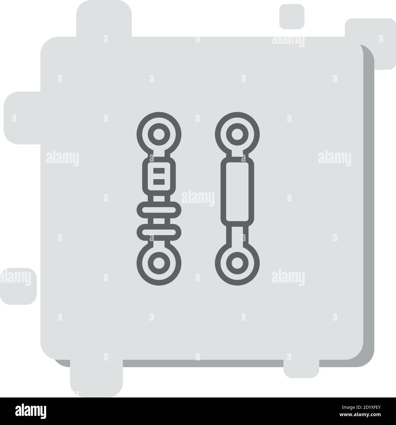 damper vector icon modern simple vector illustration Stock Vector Image & Art - Alamy