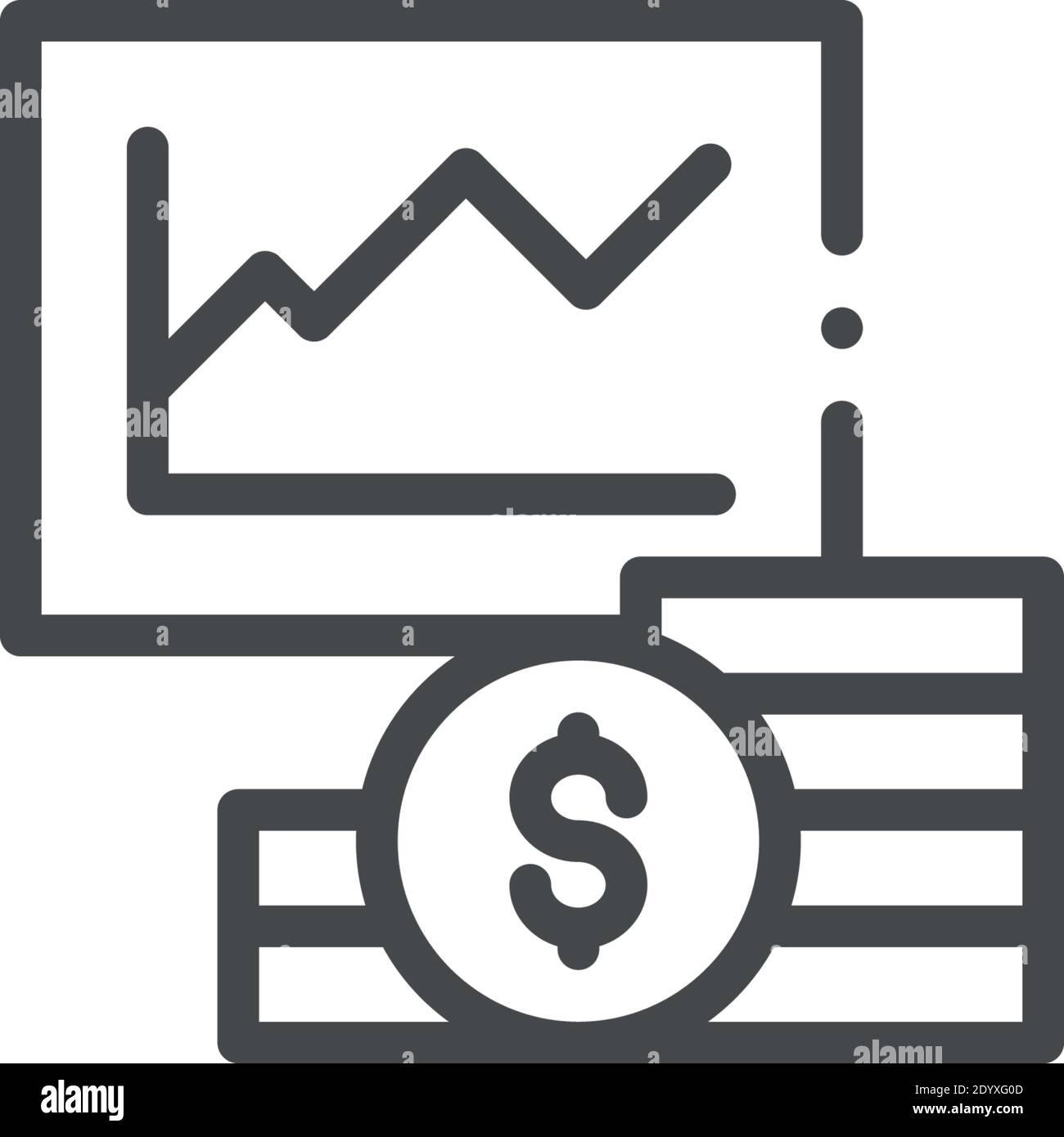 increase vector icon modern simple vector illustration Stock Vector ...