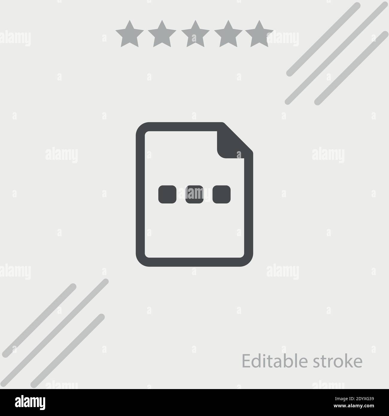 files vector icon modern simple vector illustration Stock Vector Image ...