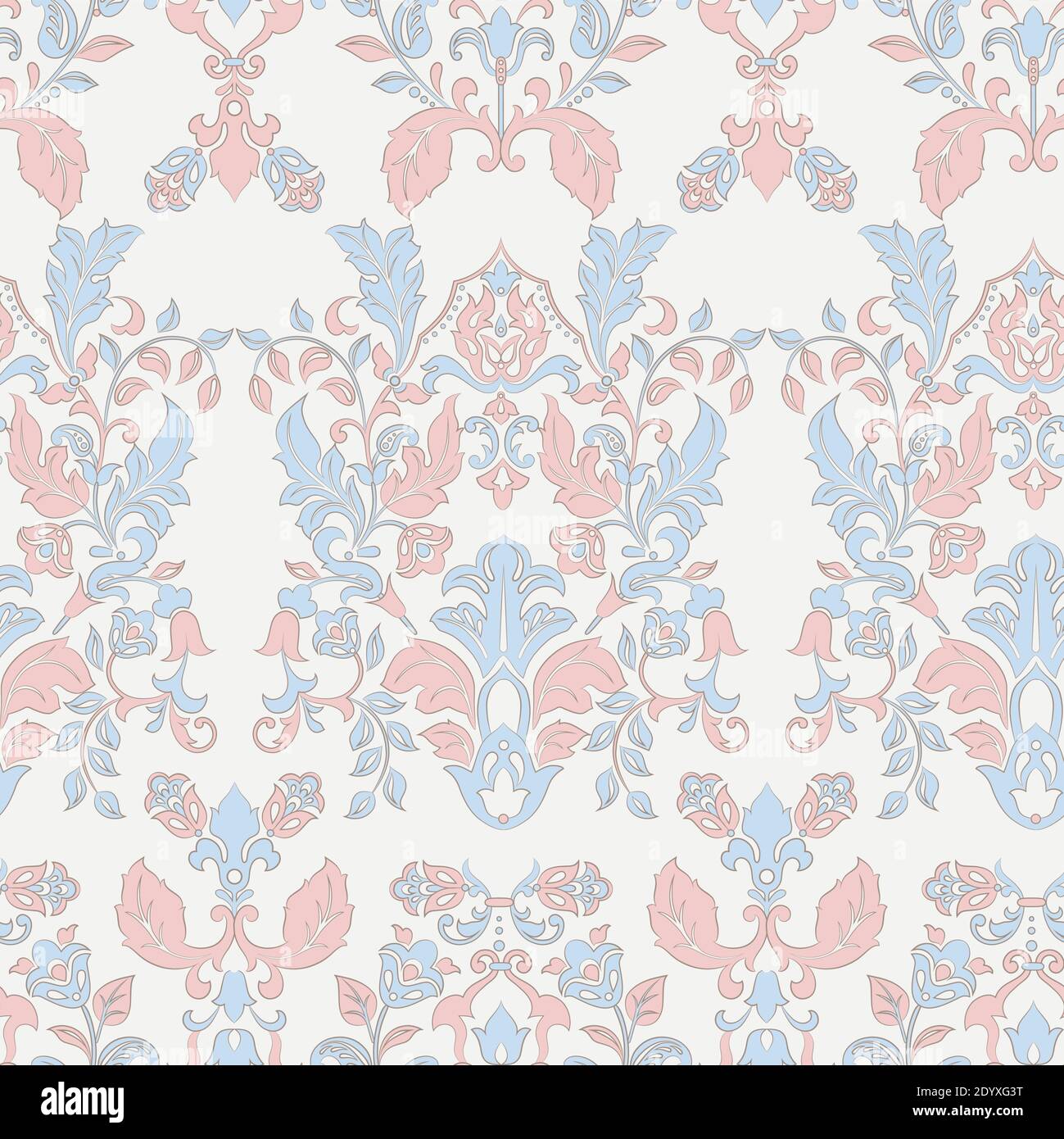 Seamless vintage wallpaper. Vector background for textile design Stock ...
