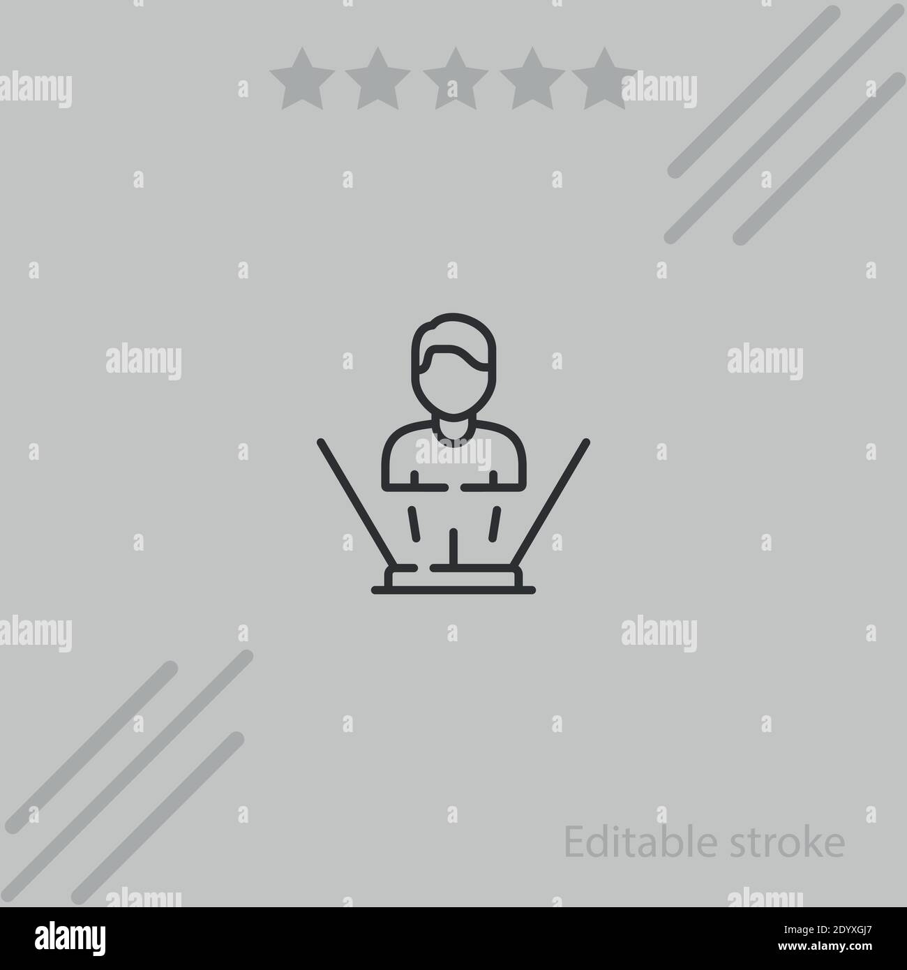 3d hologram vector icon Black and White Stock Photos & Images - Alamy