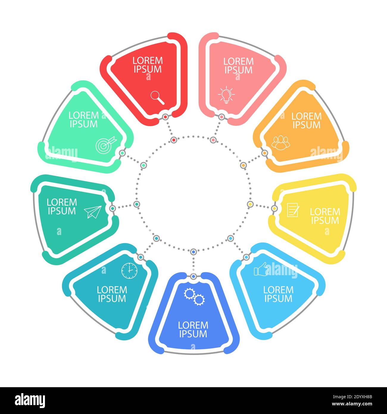 Infographics. Vector template with pictograms for business and finance ...