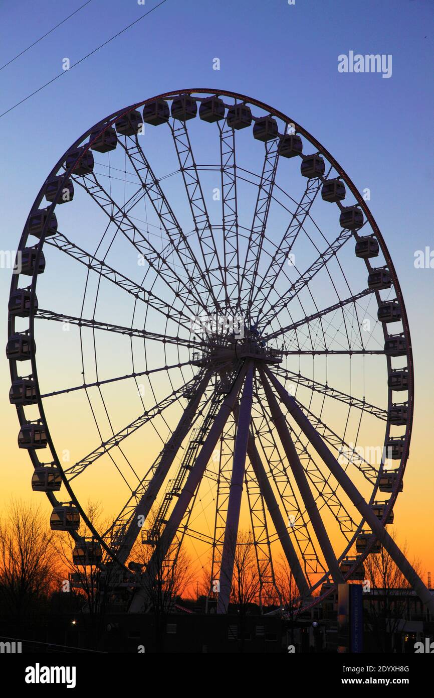 Canada, Quebec, Montreal, Ferris Wheel, Old Port Stock Photo - Alamy