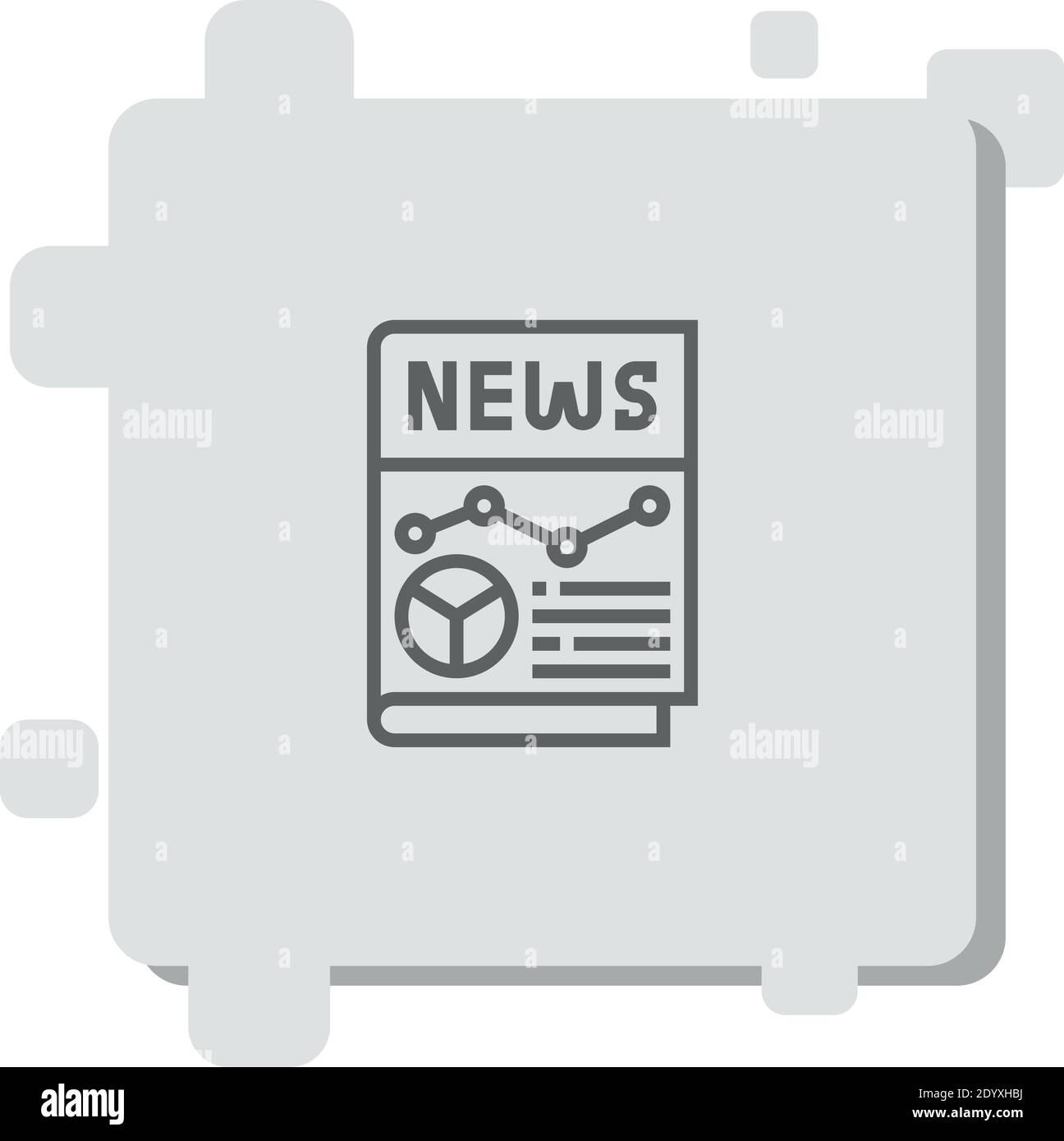 news vector icon modern simple vector illustration Stock Vector Image ...