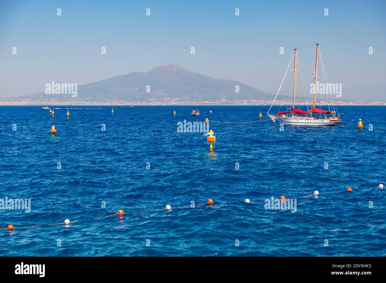 Sorrento and view of vesuvius hi-res stock photography and images - Alamy