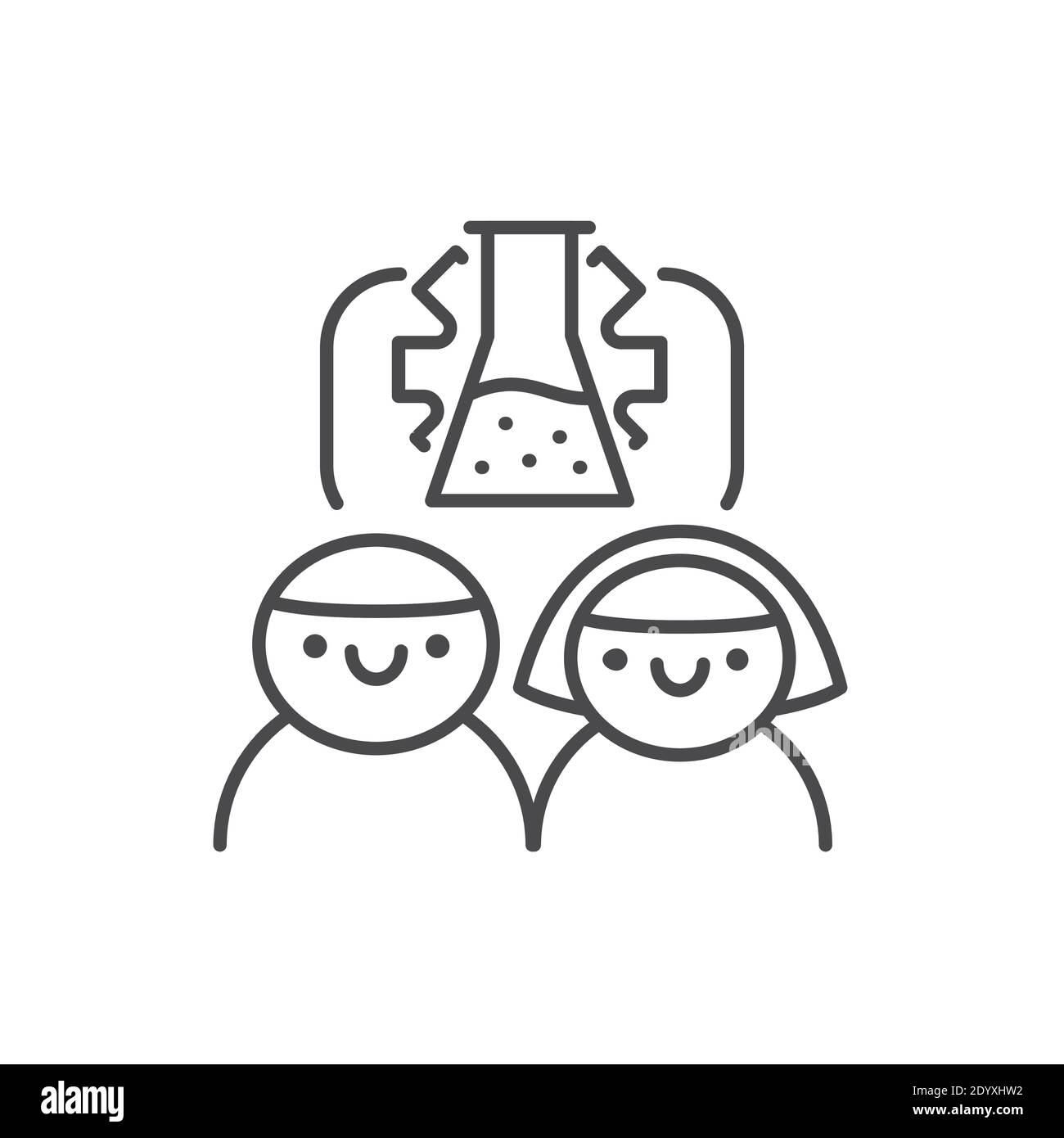 STEAM system color line icon. Pictogram for web page, mobile app, promo ...