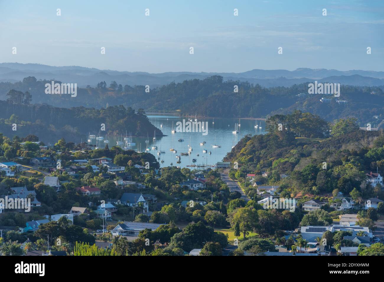 Russell aerial view bay islands hi-res stock photography and images - Alamy