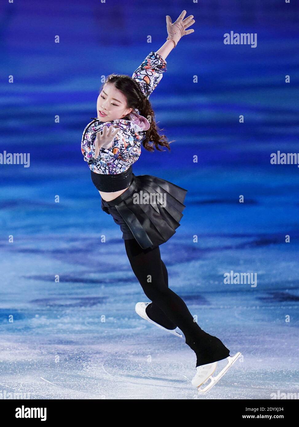 Rika Kihira performs during the gala exhibition of the national figure ...