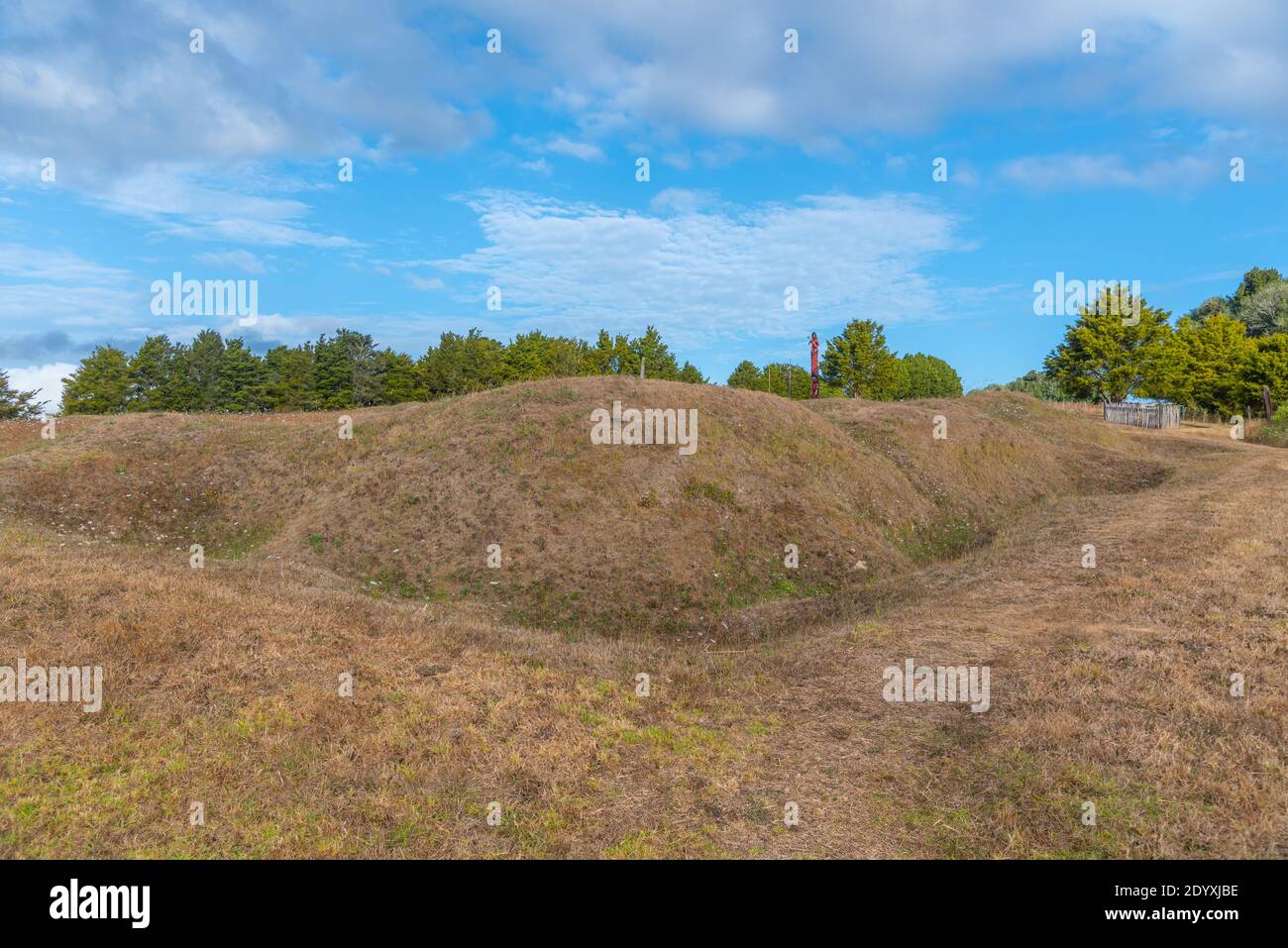 Ruapekapeka pa - ruins of a maori fortress in New Zealand Stock Photo ...