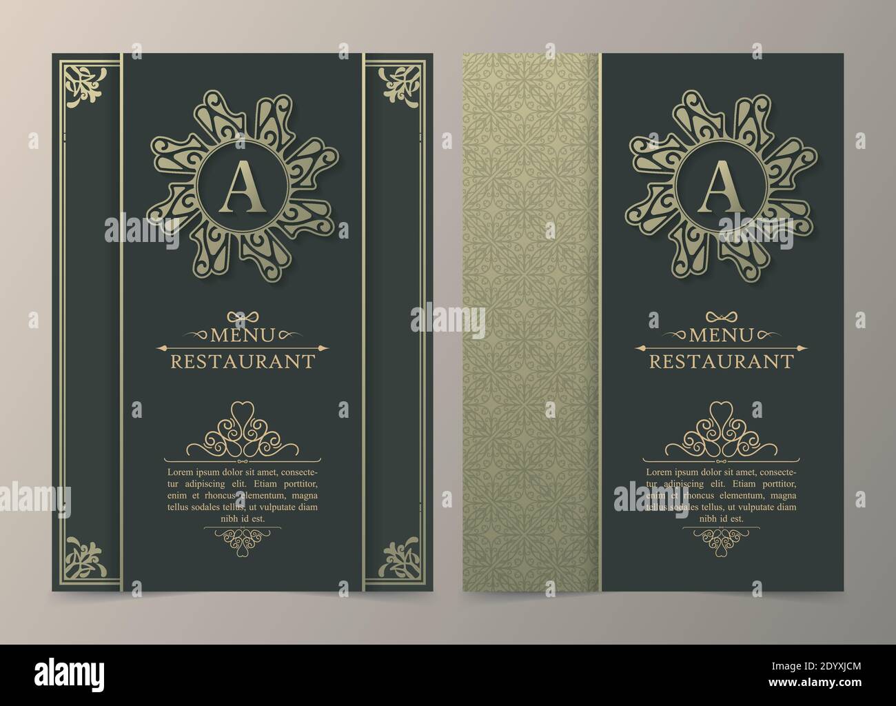 Menu layout Stock Vector Images - Alamy