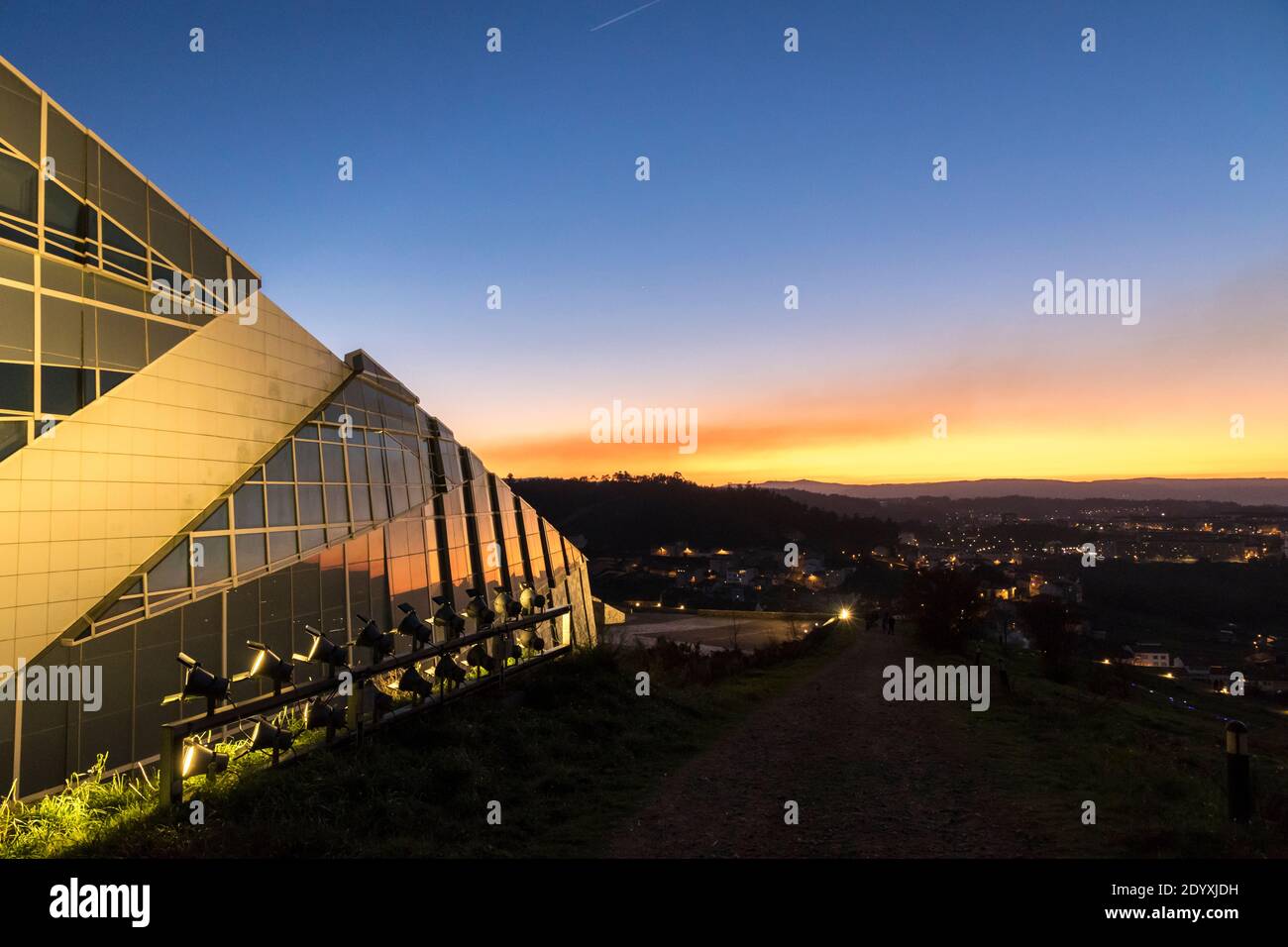 Santiago de Compostela, Spain. The City of Culture of Galicia (Cidade ...
