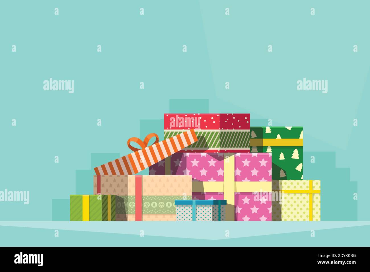 Decorative objects christmas on Stock Vector Images - Alamy