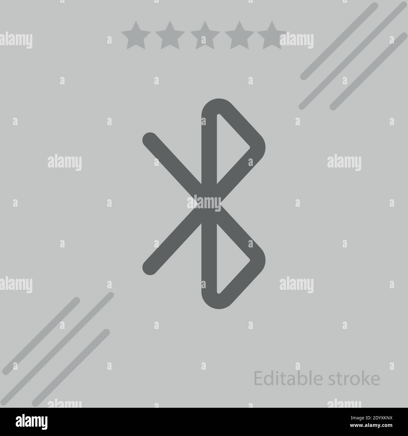 bluetooth sign vector icon modern simple vector illustration Stock ...