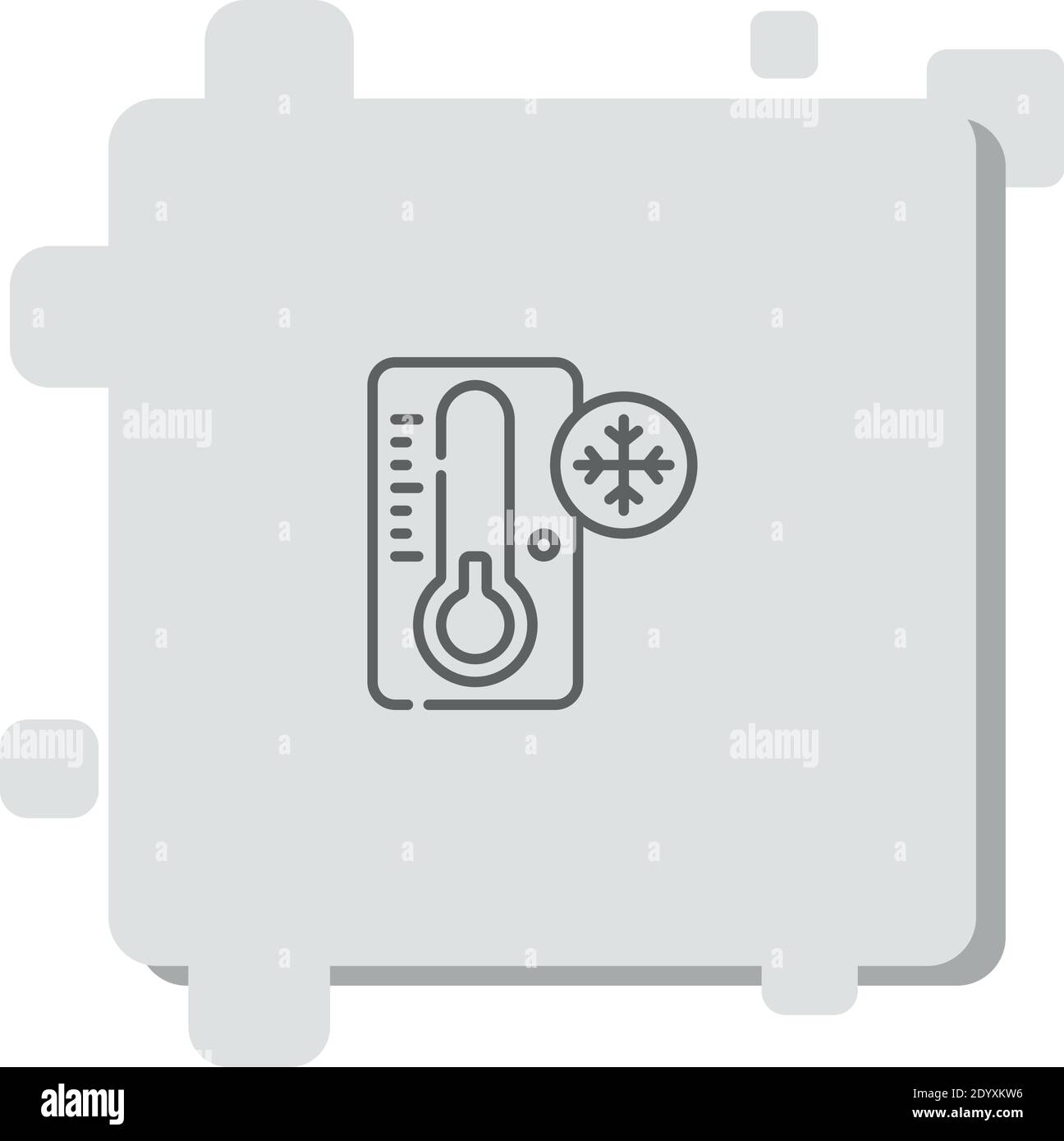 low temperatures vector icon modern simple vector illustration Stock ...