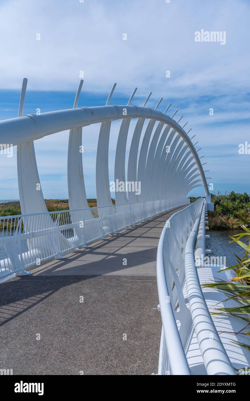 Te Rewa Rewa bridge at New Plymouth, New Zealand Stock Photo - Alamy