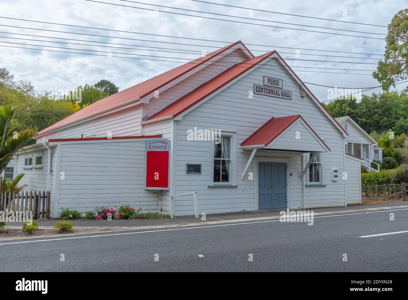Puhoi Centennial hall at New Zealand Stock Photo - Alamy