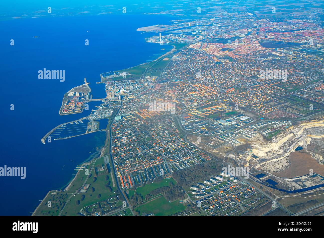 Aerial cityscape malmo sweden hi-res stock photography and images - Alamy