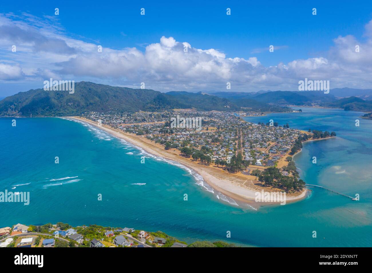 Aerial view of Pauanui at New Zealand Stock Photo - Alamy