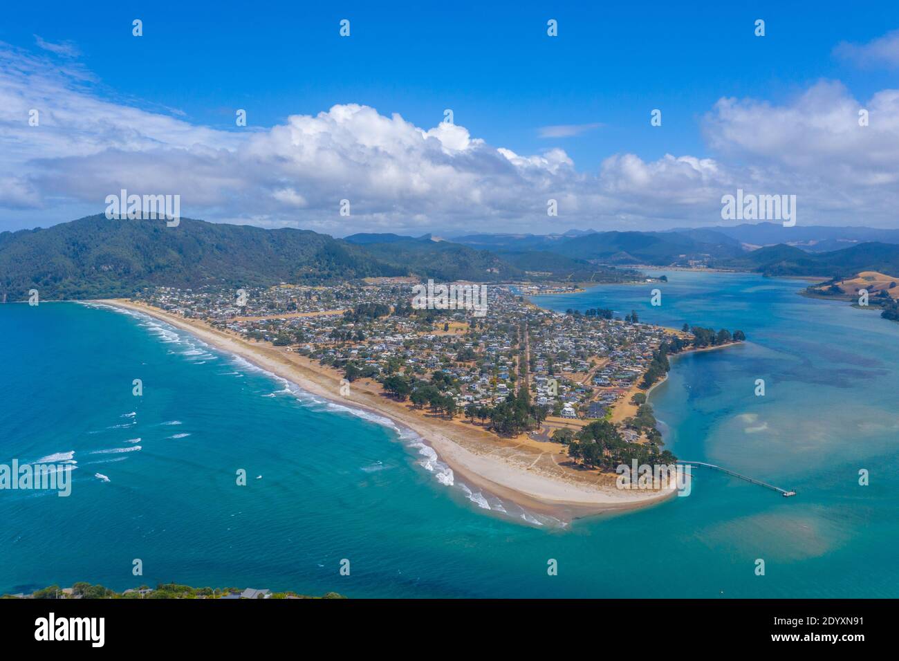 Aerial view of Pauanui at New Zealand Stock Photo - Alamy