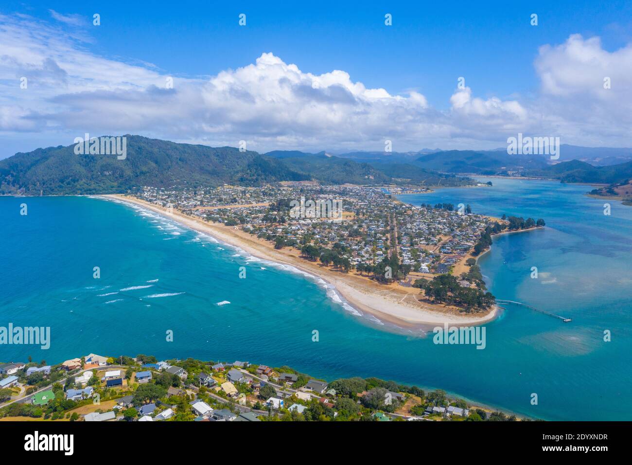 Aerial view of Pauanui at New Zealand Stock Photo - Alamy