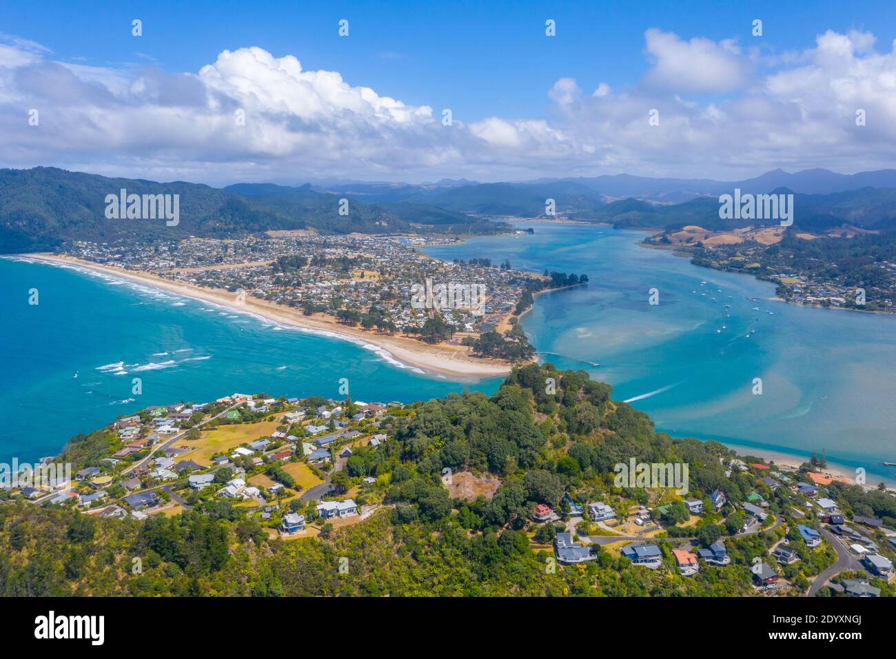 Aerial view of Pauanui at New Zealand Stock Photo - Alamy